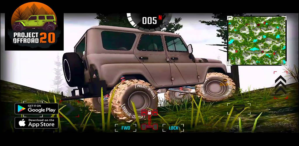 دانلود PROJECT:OFFROAD 20 34 - بازی ماشین سواری آفرود اندروید + مود