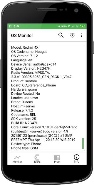 دانلود OS Monitor: Tasks Monitor 1.0.5 – اپلیکیشن نظارت روی پردازش های ...