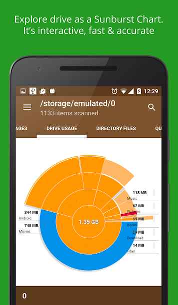 دانلود Disk & Storage Analyzer [PRO] 4.1.5.7 – اپلیکیشن تحلیل حافظه اندروید