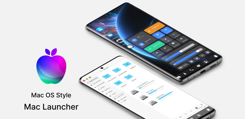دانلود Launcher for Mac OS Style 13.4 – لانچر زیبای مک او اس برای اندروید