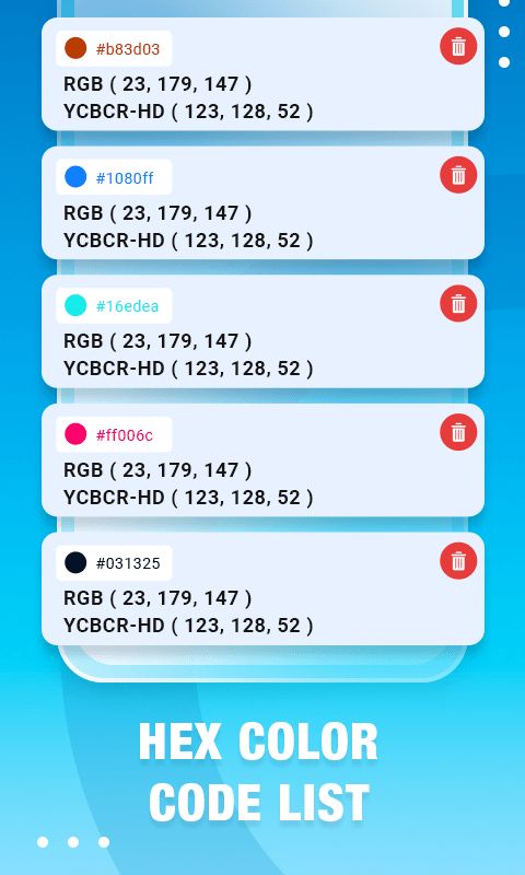 دانلود Color Detector & Catcher 1.8 – اپلیکیشن تشخیص کد رنگ ها برای اندروید