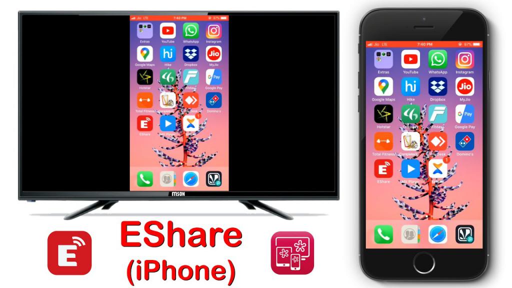 دانلود EShare 7.4.1213 - اپلیکیشن اشتراک گذاری صفحه نمایش گوشی با تلویزیون