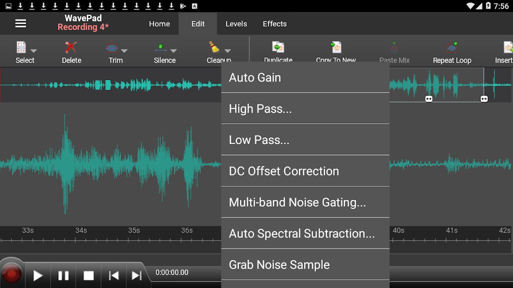 دانلود WavePad Audio Editor 19.04 - اپلیکیشن جامع ویرایش صدا برای اندروید